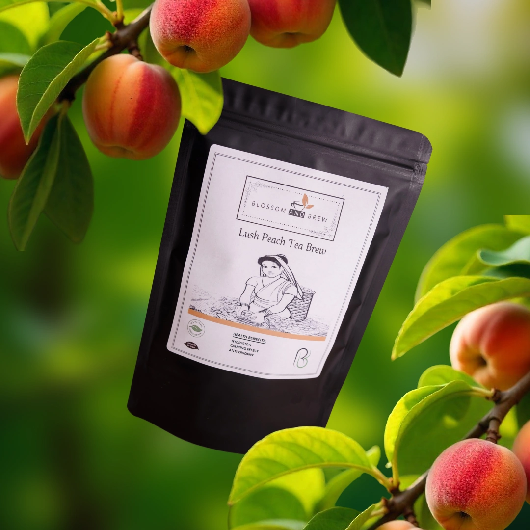 Lush Peach Tea Brew 1.76 oz (50g) - Blossom & Brew