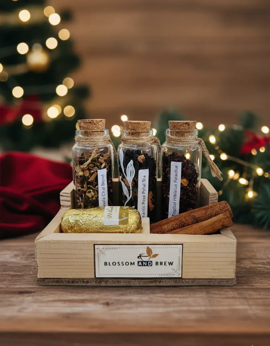 Exotic Holiday Tea Gift - Blossom & Brew